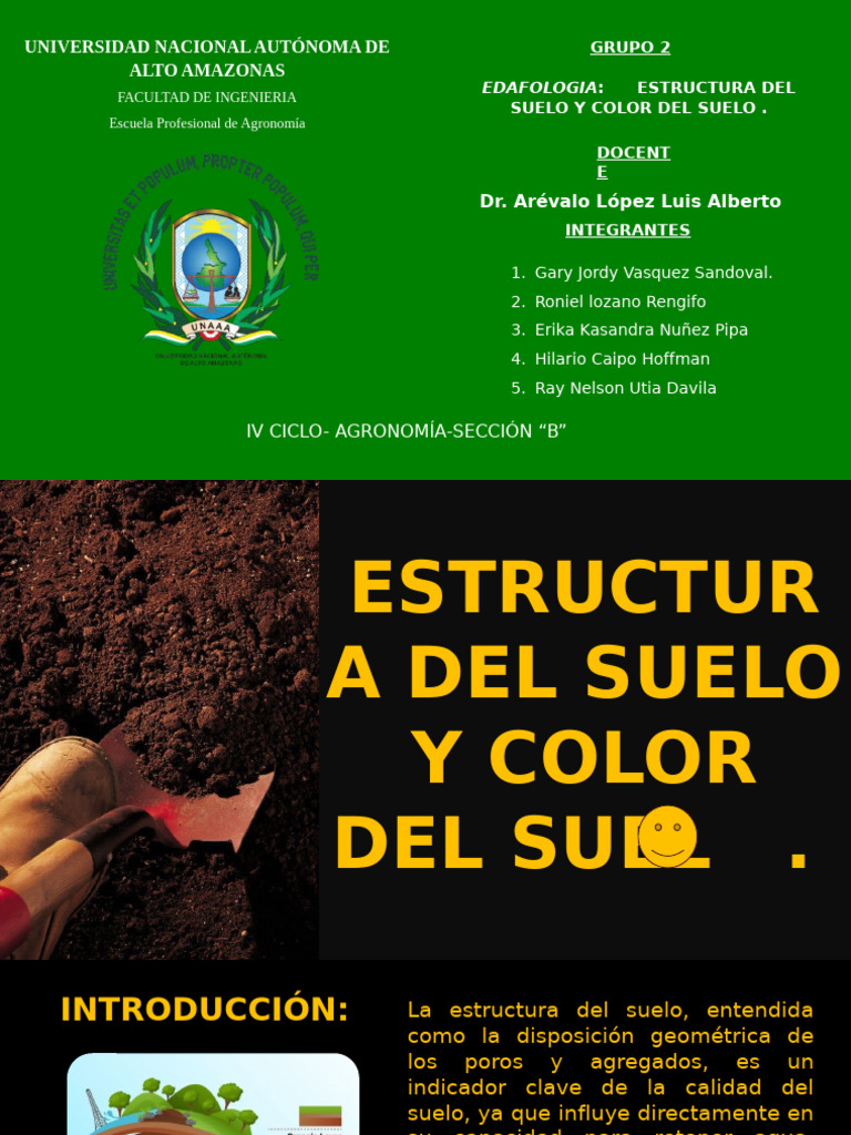 Estructura y Color del Suelo en Edafología | PDF | Suelo | Arena