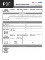 IndusInd Bank Charges Overview 2025 | PDF | Banks | Cash