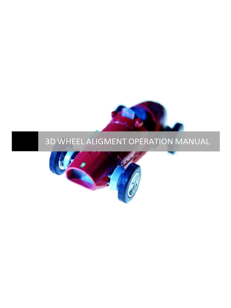 3d Wheel Alignment Manual 2 | PDF | Screw | Mains Electricity