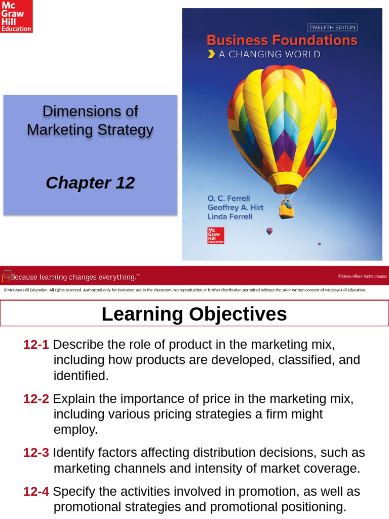 Ferrell 12e PPT Ch12 Rev | PDF | Pricing | Sales
