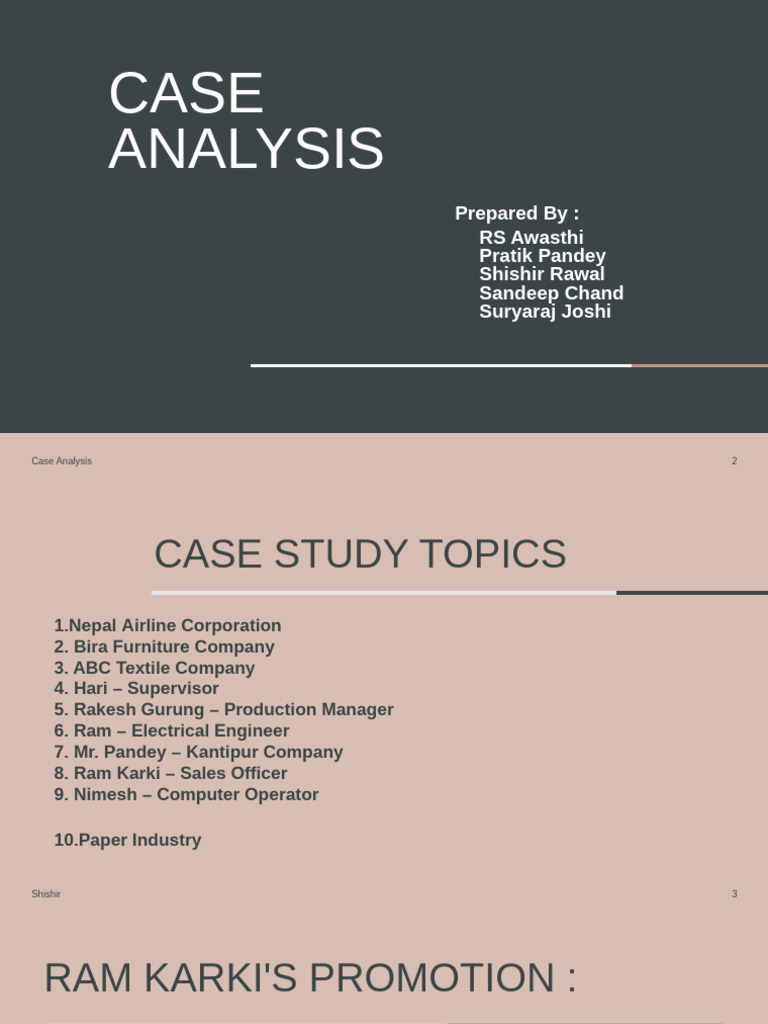 Case Study Analysis: Business Challenges | PDF | Leadership | Motivation