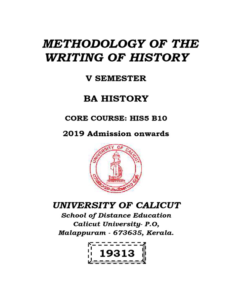 SLM-19313-His - Methodology of The Writing of History | PDF | Folklore ...