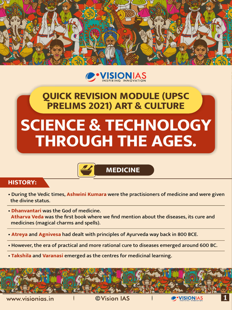 27631157562a8e3f 4 Science and Technology Through The Ages | PDF | Ayurveda