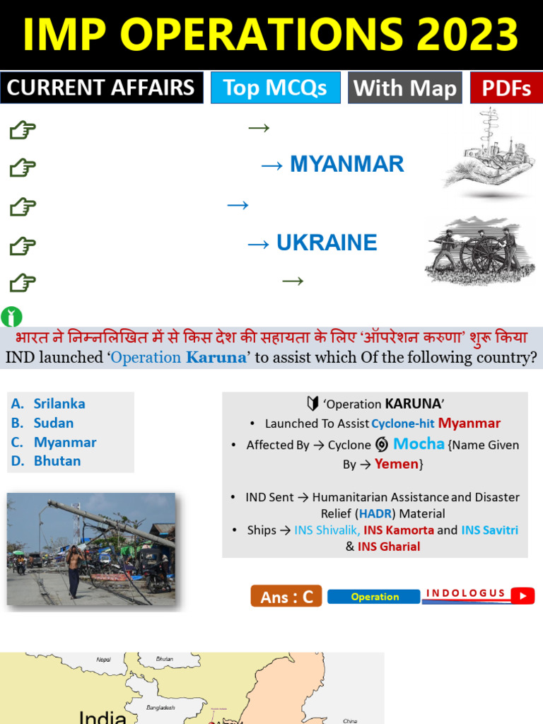 Various Operation CA 2022-23 | PDF | Smuggling