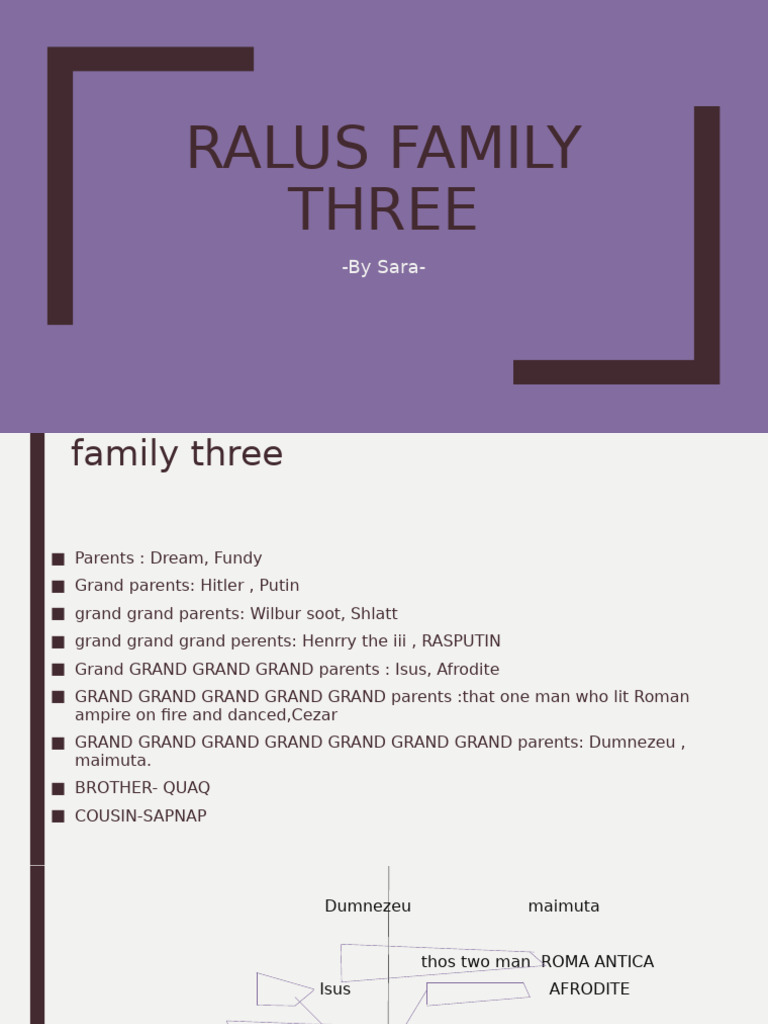 Satirical Family Lineage Chart | PDF