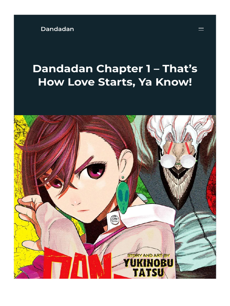Dandadan Chapter 1 Overview | PDF | Comedy Anime And Manga | Shōnen Manga