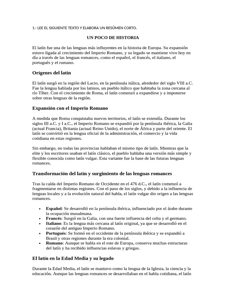 Expansión del Latín en Europa | PDF | latín | imperio Romano
