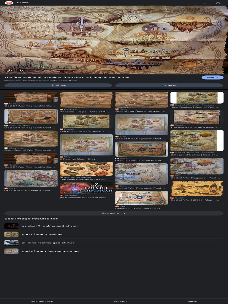 God of War Realms Map - Google Search | PDF | Mythology | Germanic ...