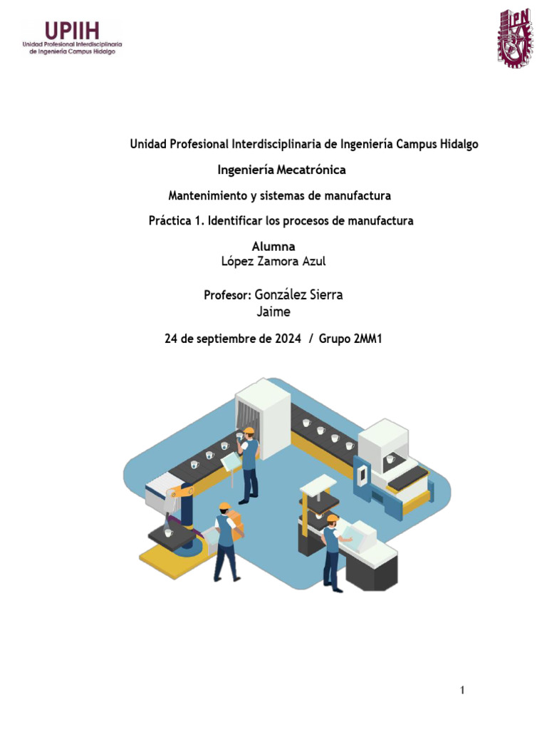 Procesos de Manufactura en UPIIH | PDF | Perforar | Tornillo