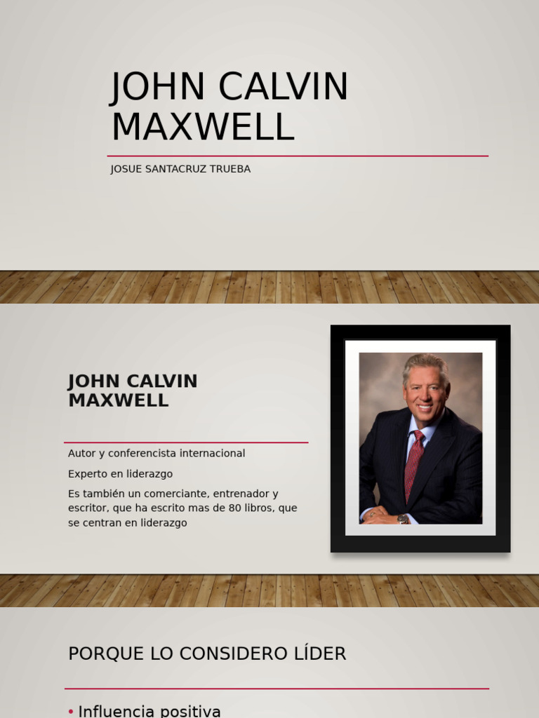John Calvin Maxwell | PDF