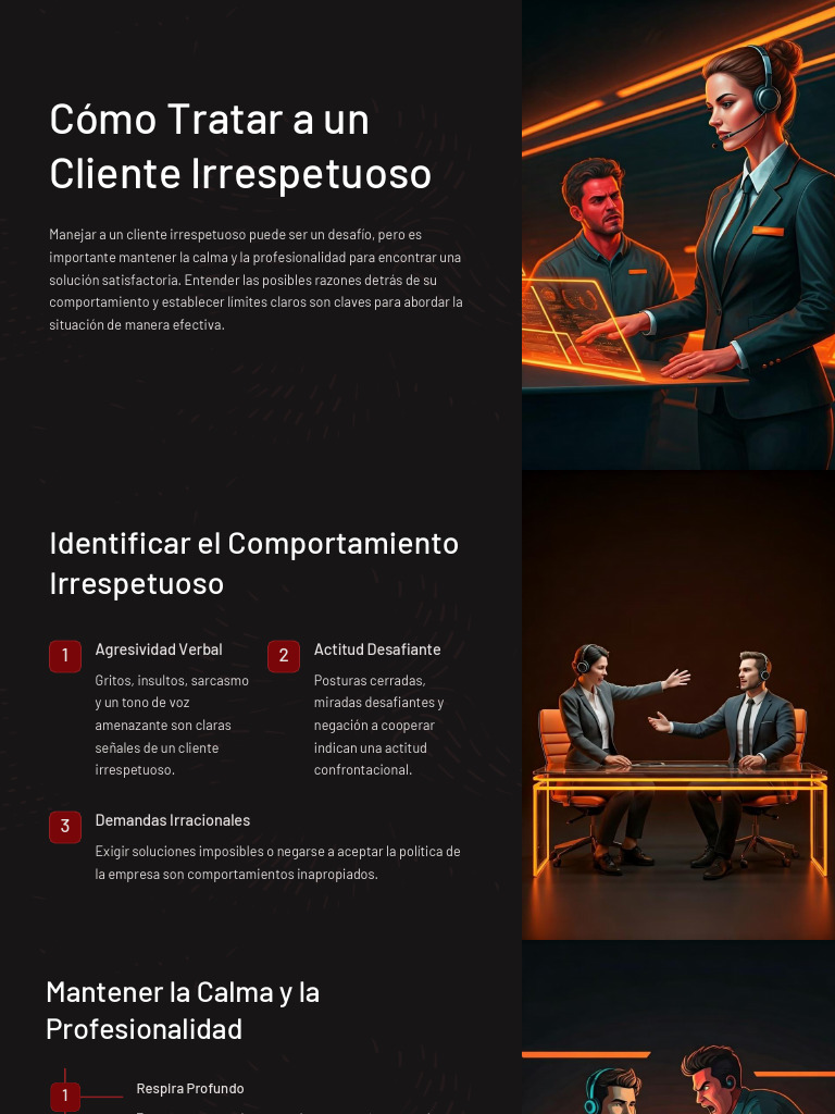 Cómo Manejar Clientes Irrespetuosos | PDF | Conceptos psicologicos ...