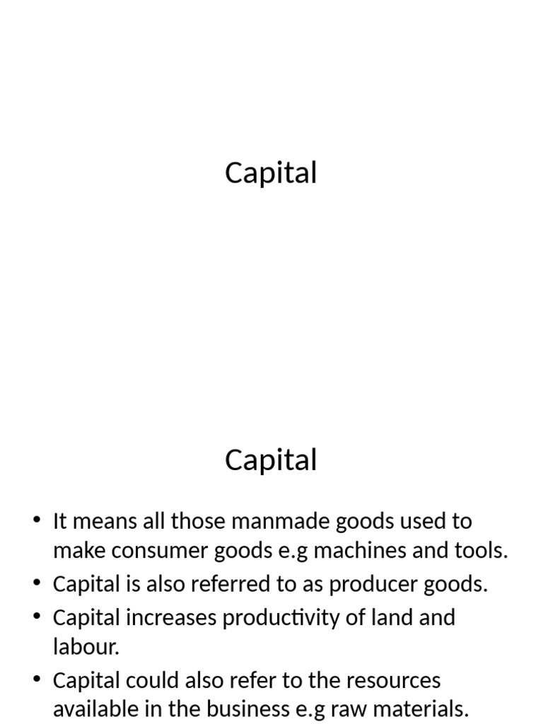 Economics Final | PDF | Capital (Economics) | Entrepreneurship
