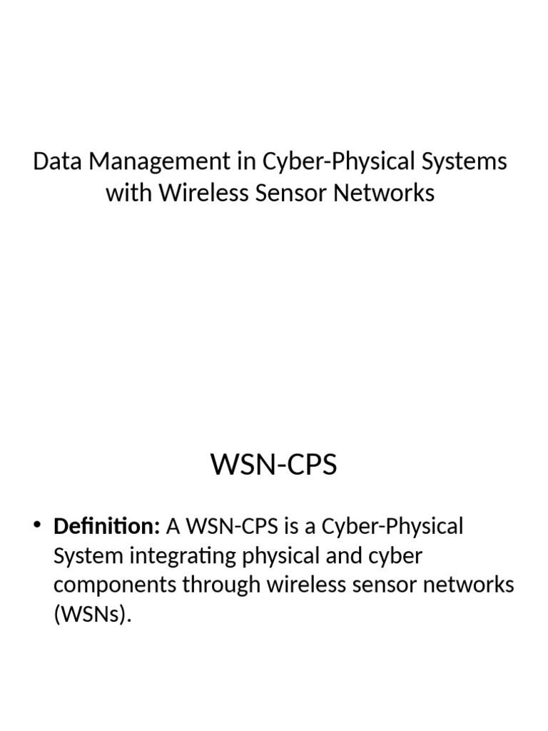 Data Management-04-11-2024 | PDF | Wireless Sensor Network | Data