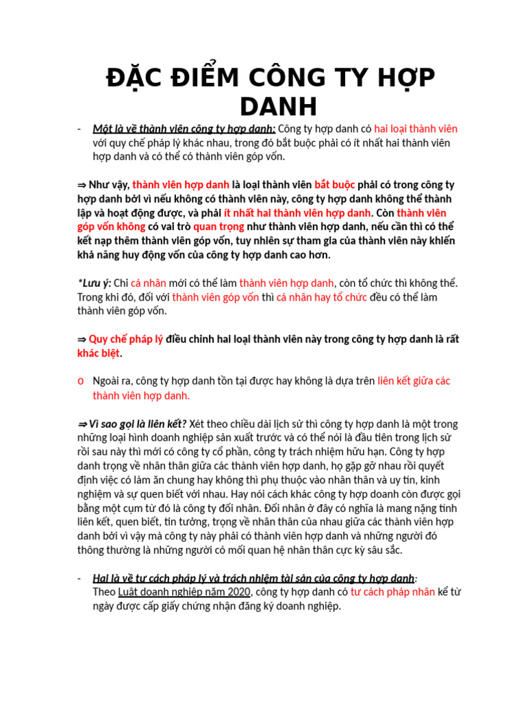 Công Ty H P Danh | PDF