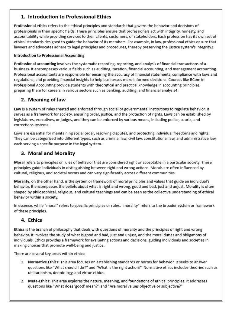 pe intro | PDF | Morality | Contempt Of Court