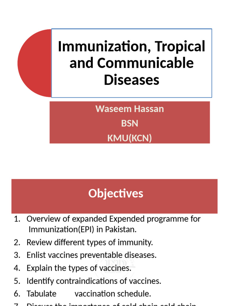 Unit 2 Immunization, Tropical and Communicable Diseases | PDF ...