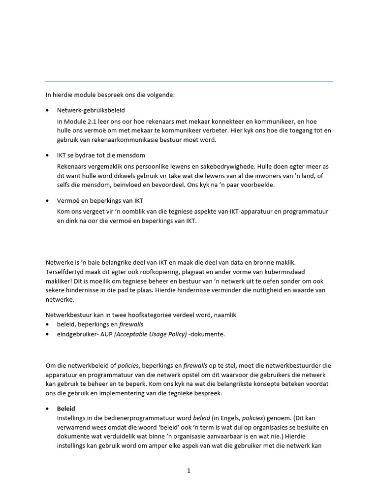 Gr11IT2013 3 - 1 IKT en Die Samelewing | PDF