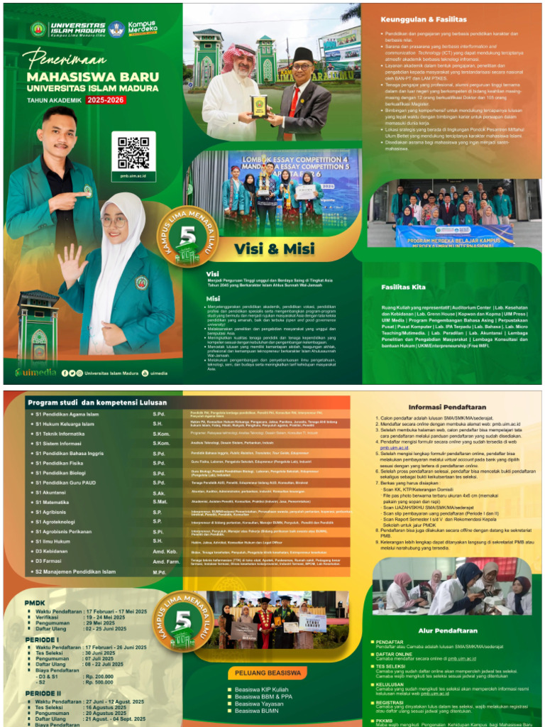Brosur PMB UIM 2025-2026 Ganjil | PDF