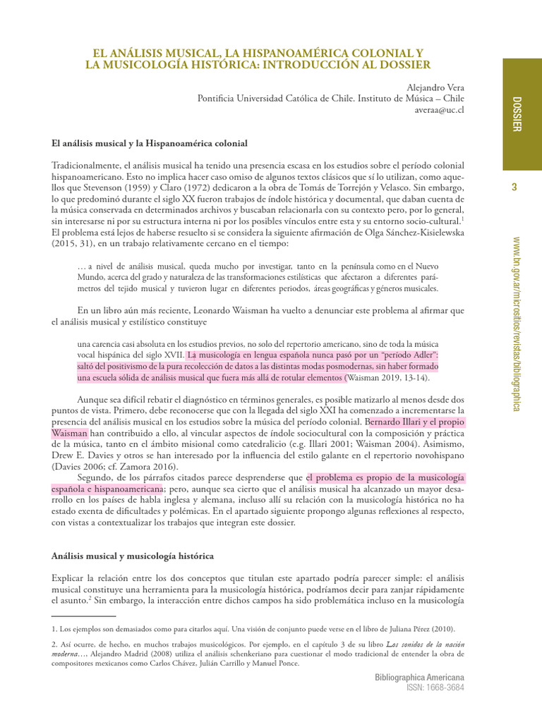 El Analisis Musical La Hispanoamerica Co | PDF | Musicología | Humanidades