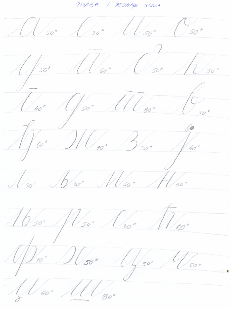 Pisanje I Pevanje Slova | PDF