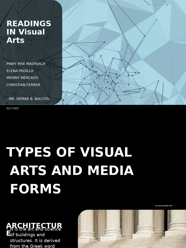 Types of Visual Arts and Media Forms | PDF | Mass Media | Sculpture