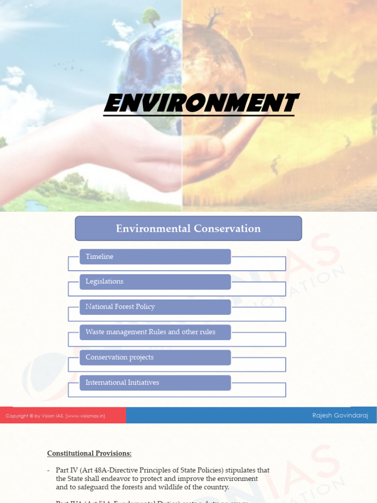 Classroom 3 Environmental Conservation | PDF | Intergovernmental Panel ...