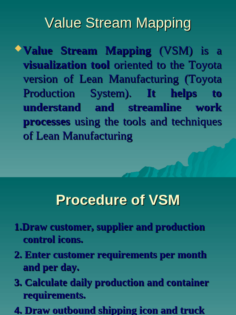 VALUE_STREAM_MAPPING | PDF