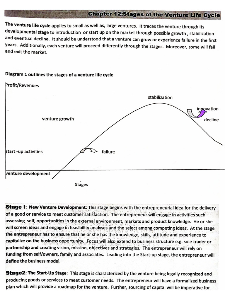 Venture Life Cycle | PDF