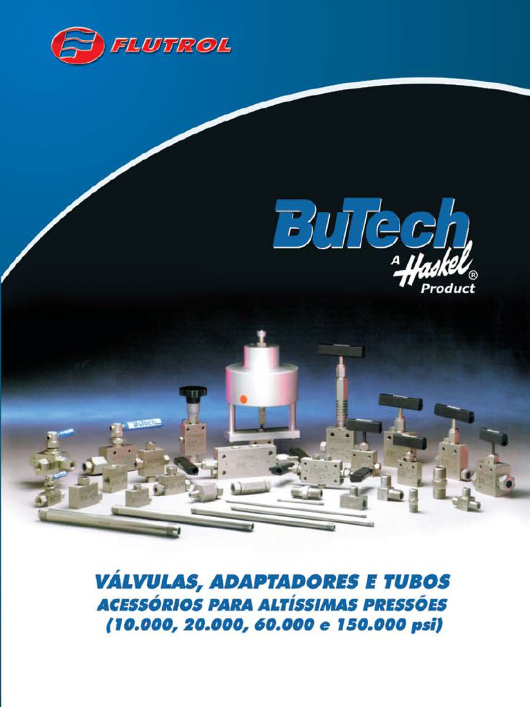 Butech | PDF | Válvula | Dinâmica dos fluidos