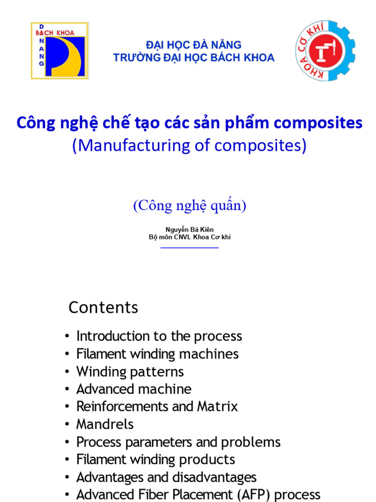 Filament Winding Process Guide | PDF | Building Materials | Building ...