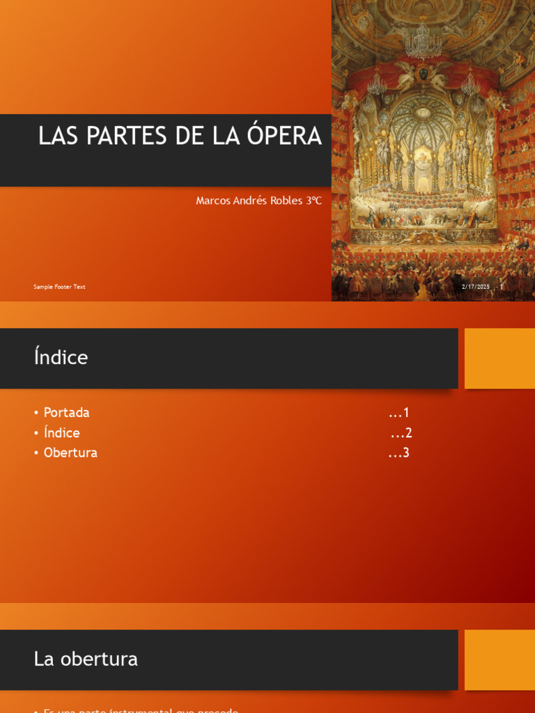 Las partes de la ópera | PDF | Aria | Música clásica
