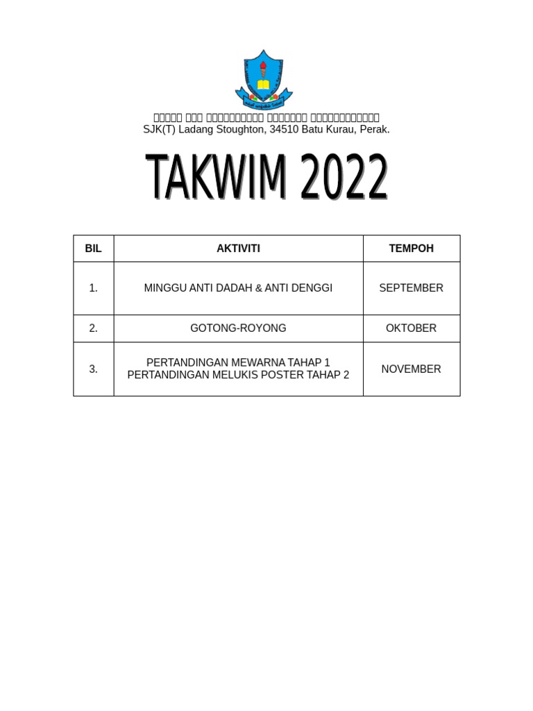 TAKWIM | PDF