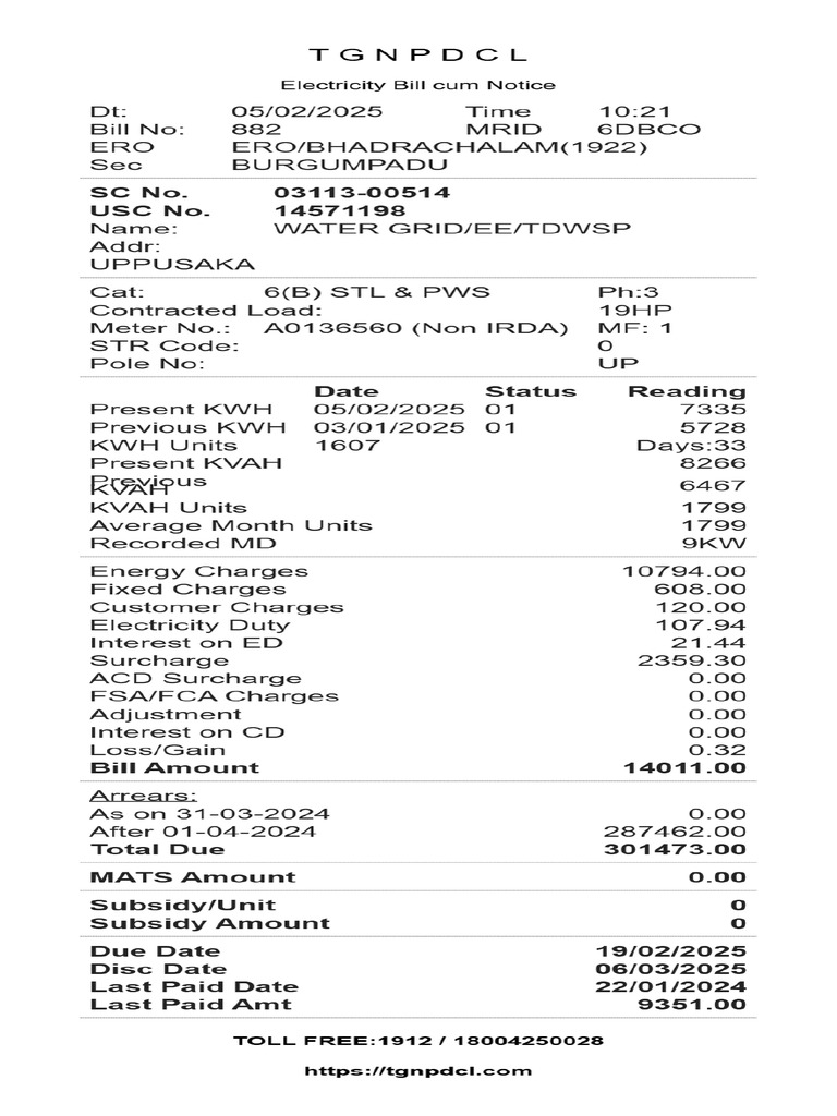 Bill | PDF