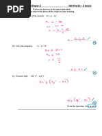 Hannah Kettle 3H Predicted Paper | PDF | Quadratic Equation | Mathematics