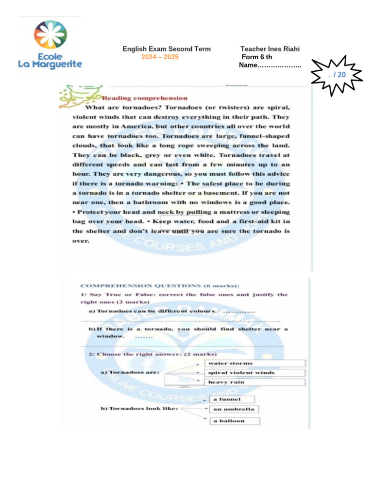 6th grade 1 | PDF