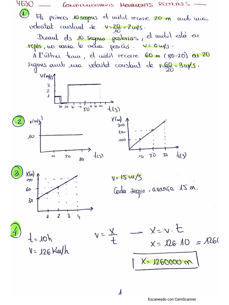Complementaris Resolts - 4ESO - UD6 | PDF