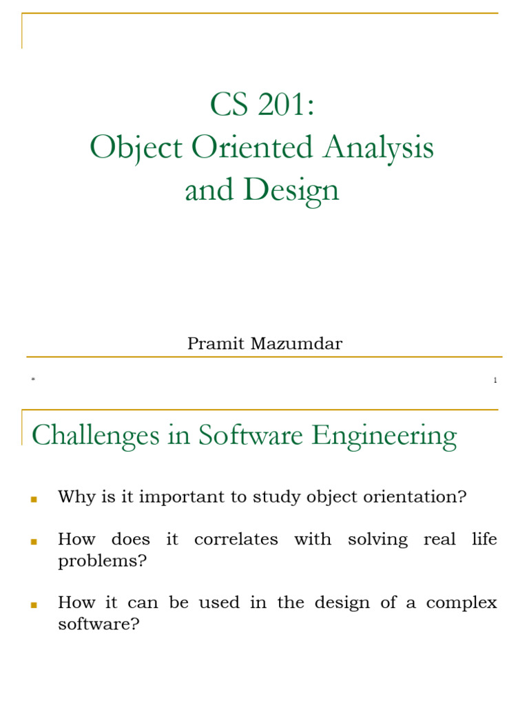 OOP AllSlides | PDF | Method (Computer Programming) | Class (Computer Programming)
