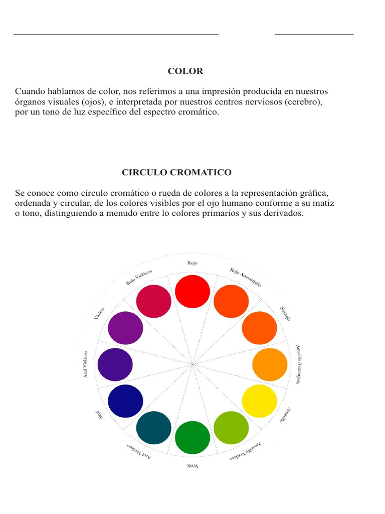 Circulo Cromatico | PDF