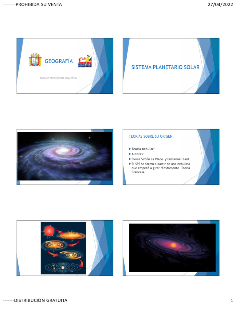 Sistema Planetario Solar | PDF | Venus | Júpiter