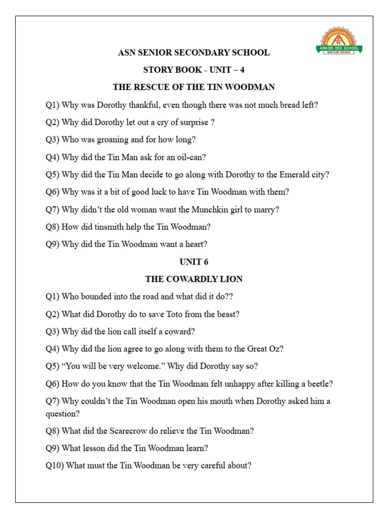 Grade 5 Story Book Units 5 and 6 | PDF