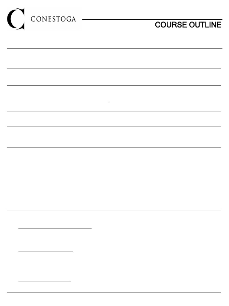 Course Outline | PDF | Use Case | Conceptual Model