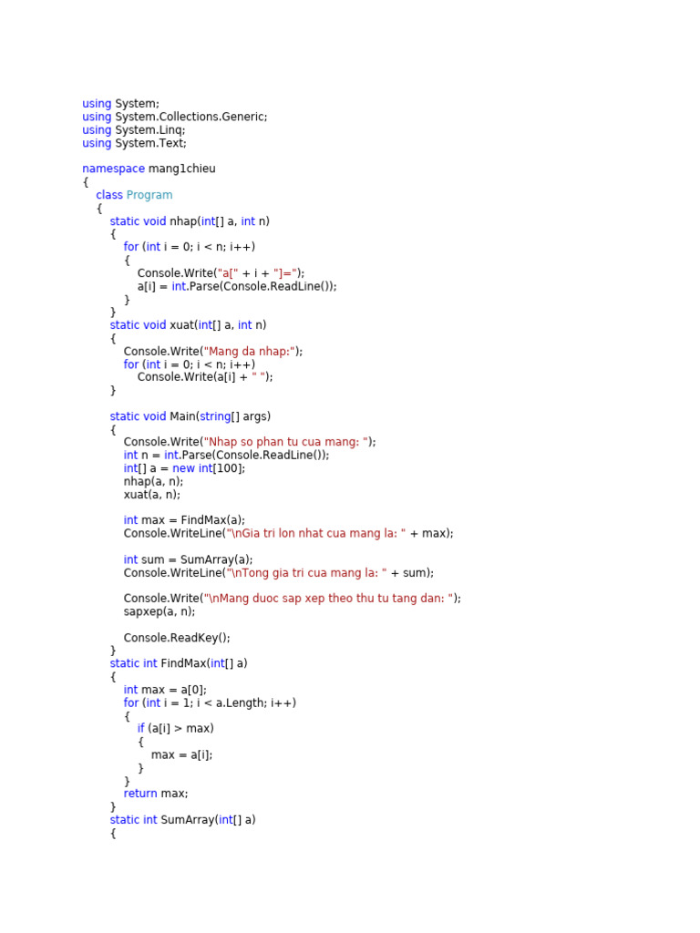 Program: Using Using Using Using Namespace Class Static Void Int Int For Int Int Static Void Int ...