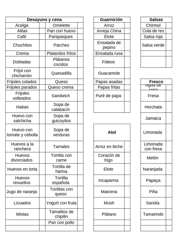 Comidas 2 | PDF | Alimentos | Cocina