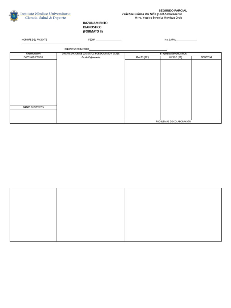 Formatos PLACE | PDF | Enfermería | Cuidado de la salud