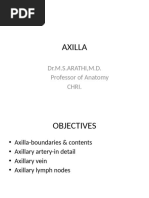 The Axilla Region - Borders - Contents - TeachMeAnatomy | PDF | Arm ...