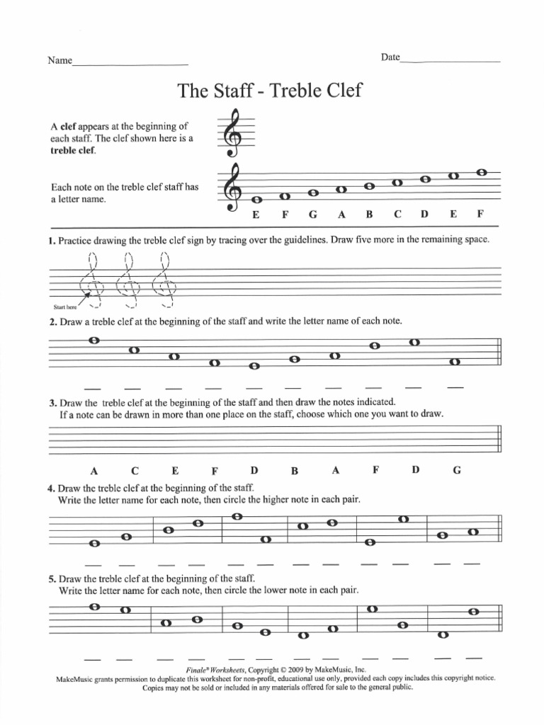 Band Worksheets JAZZ | PDF