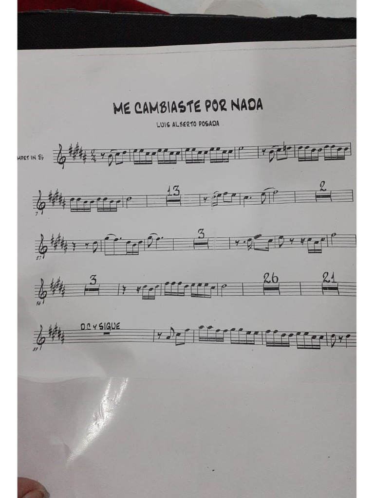 ME Cambiaste Por Nada TRP 1 | PDF