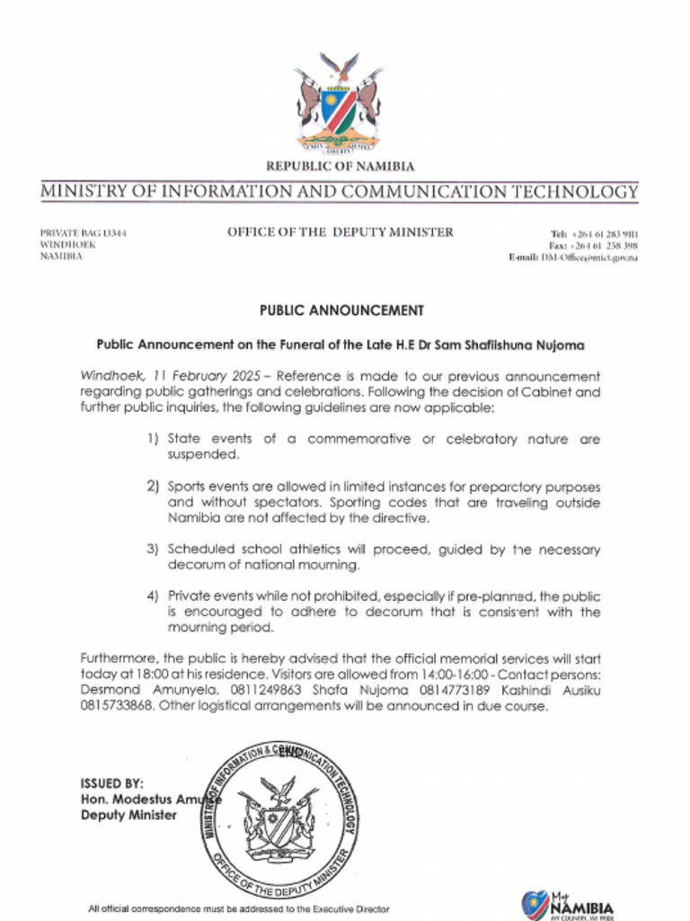 Public Announcement | PDF