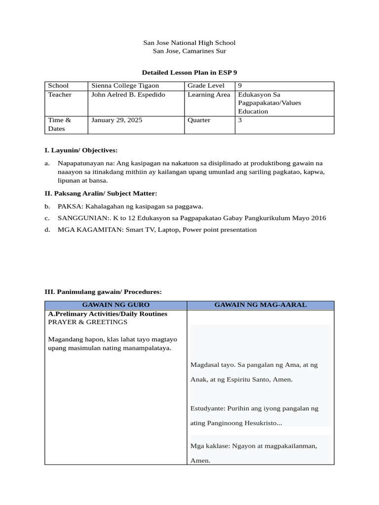 DLP-ESPEDIDO-JAN-29-WEEK6-REVISED2 | PDF