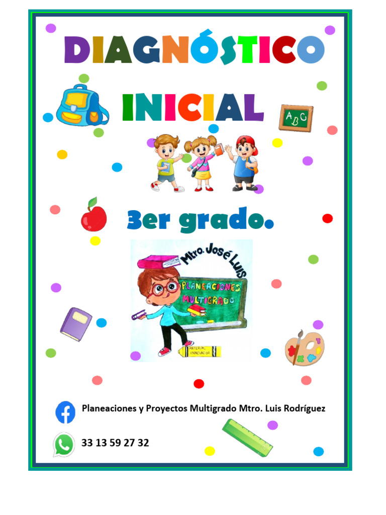3 Grado - Diagnostico - Mtro Jose Luis | PDF